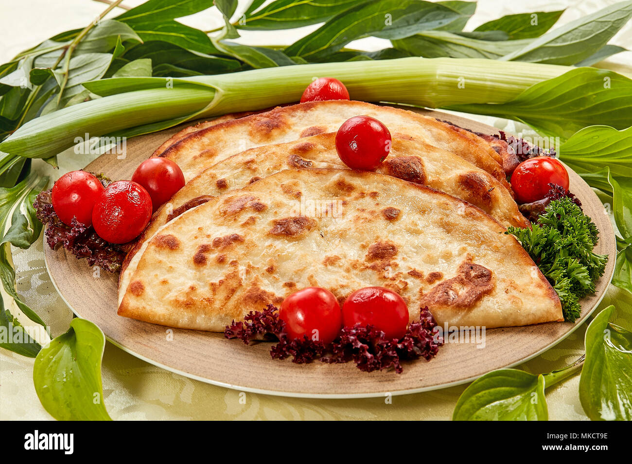 Crispy tortilla cakes Stock Photo - Alamy