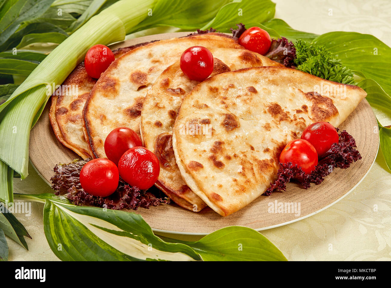 Crispy tortilla cakes Stock Photo - Alamy