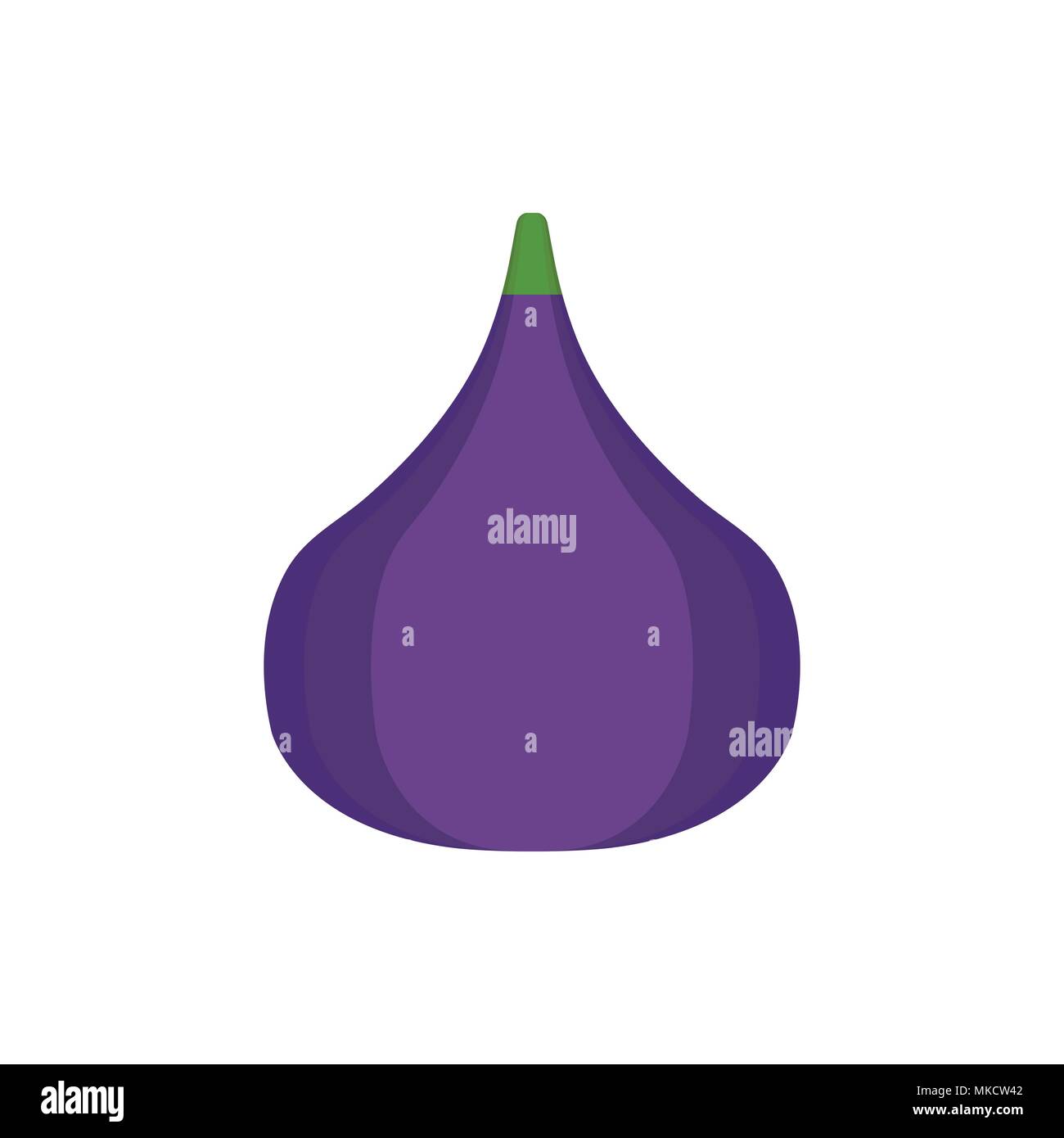Fig icon in flat design Stock Vector Image & Art - Alamy