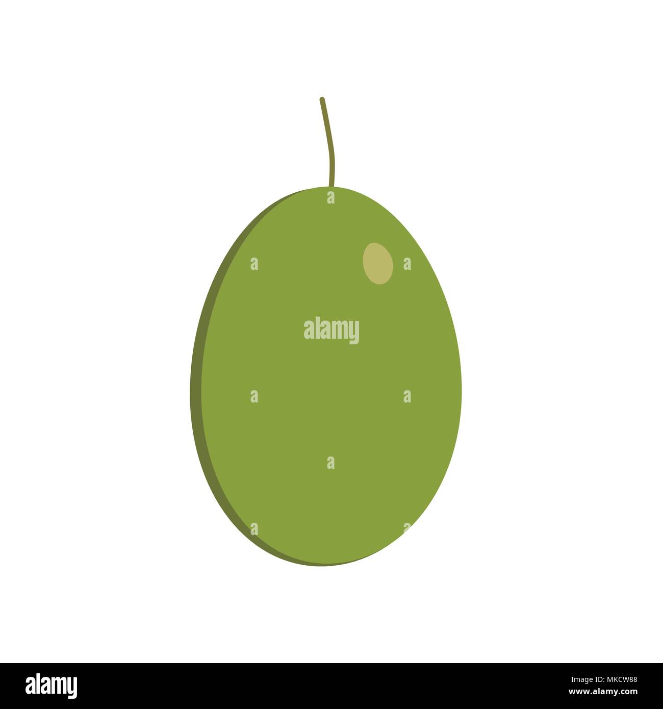 Olive icon in flat hi-res stock photography and images - Alamy