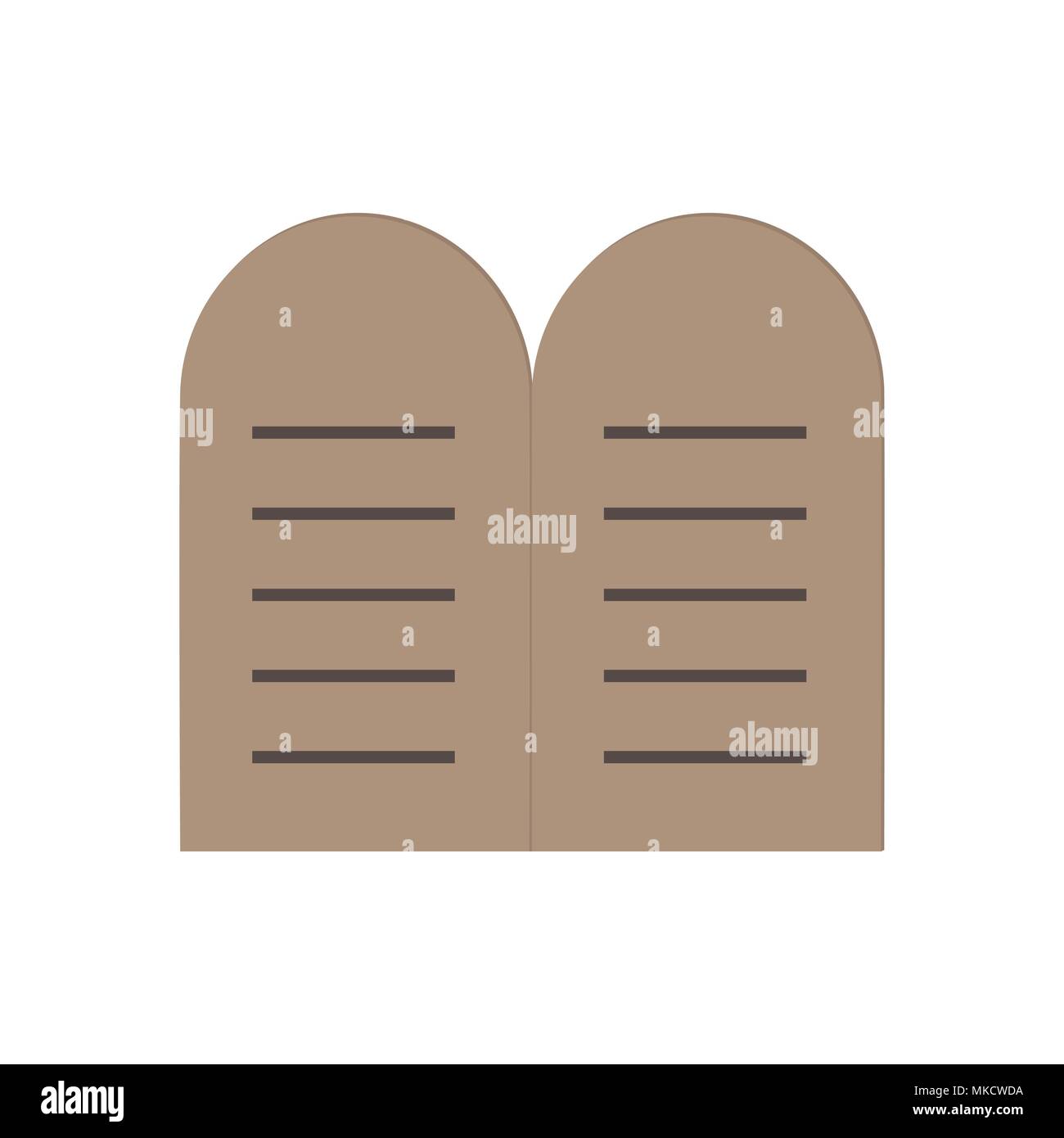 Two stone tablets of the ten commandments hi-res stock photography and ...