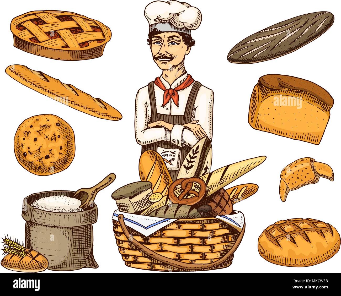 Cake boss bakery Stock Vector Images - Alamy