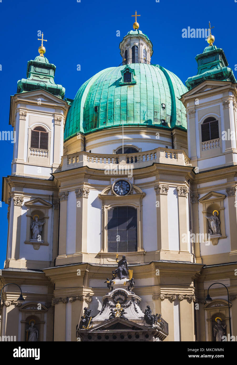 Church saint peter vienna austria hi-res stock photography and images ...