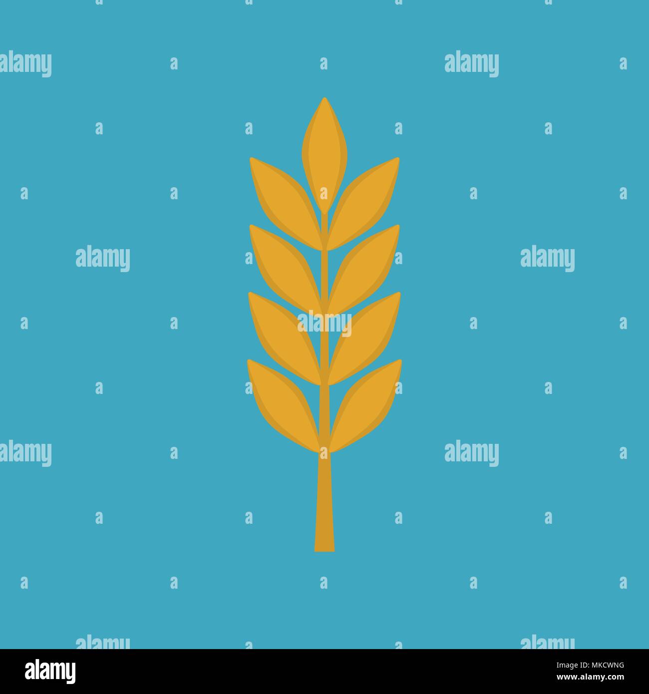 Bread allergy flat icon Stock Vector Images - Alamy