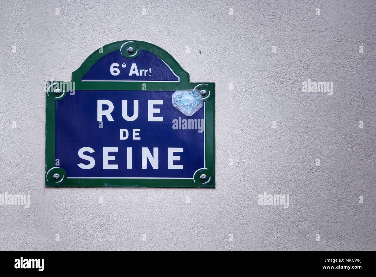 Vintage french road sign hi-res stock photography and images - Alamy