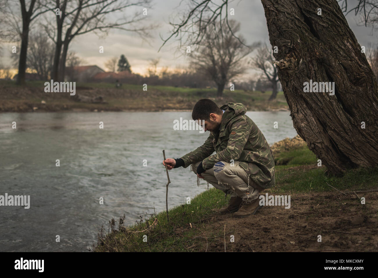 alone with me Stock Photo - Alamy