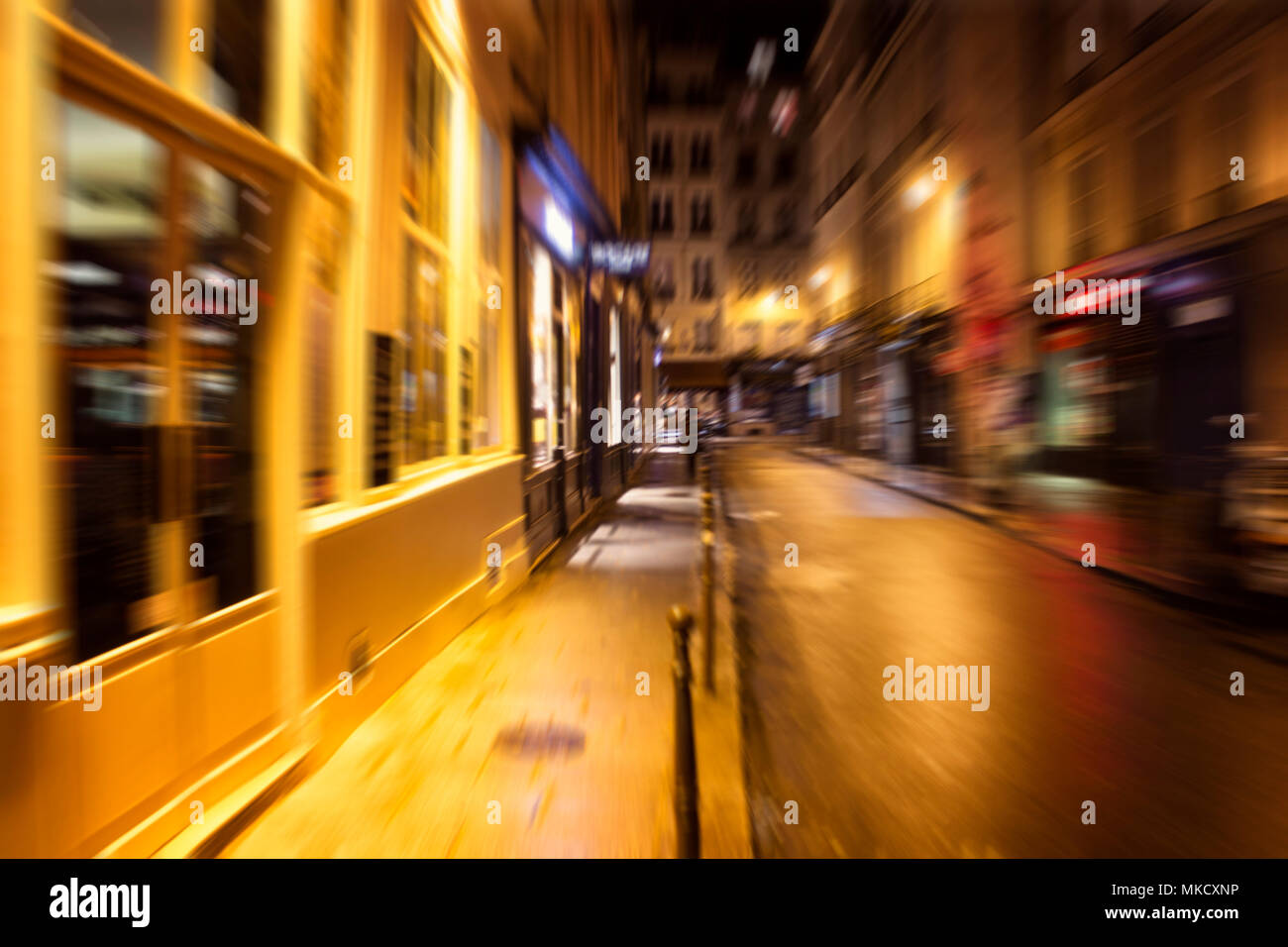 Parisian Night Scene Stock Photos & Parisian Night Scene Stock Images ...