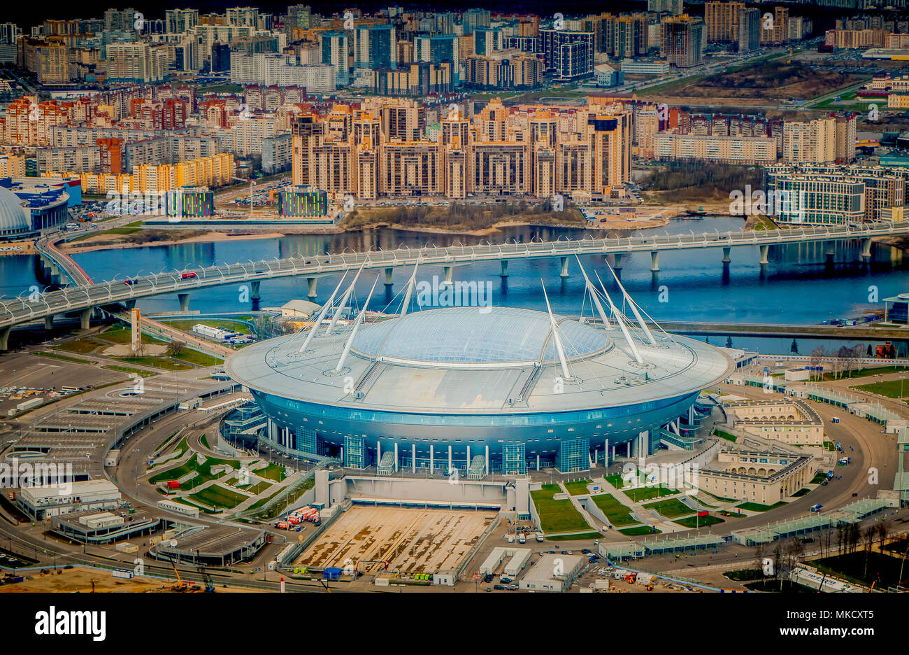 Aerial of confederation bridge hi-res stock photography and images - Alamy
