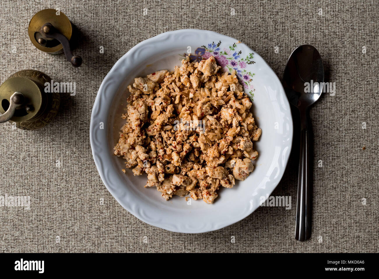 Turkish roasted chicken pieces / tavuk kavurma. turkish food concept ...