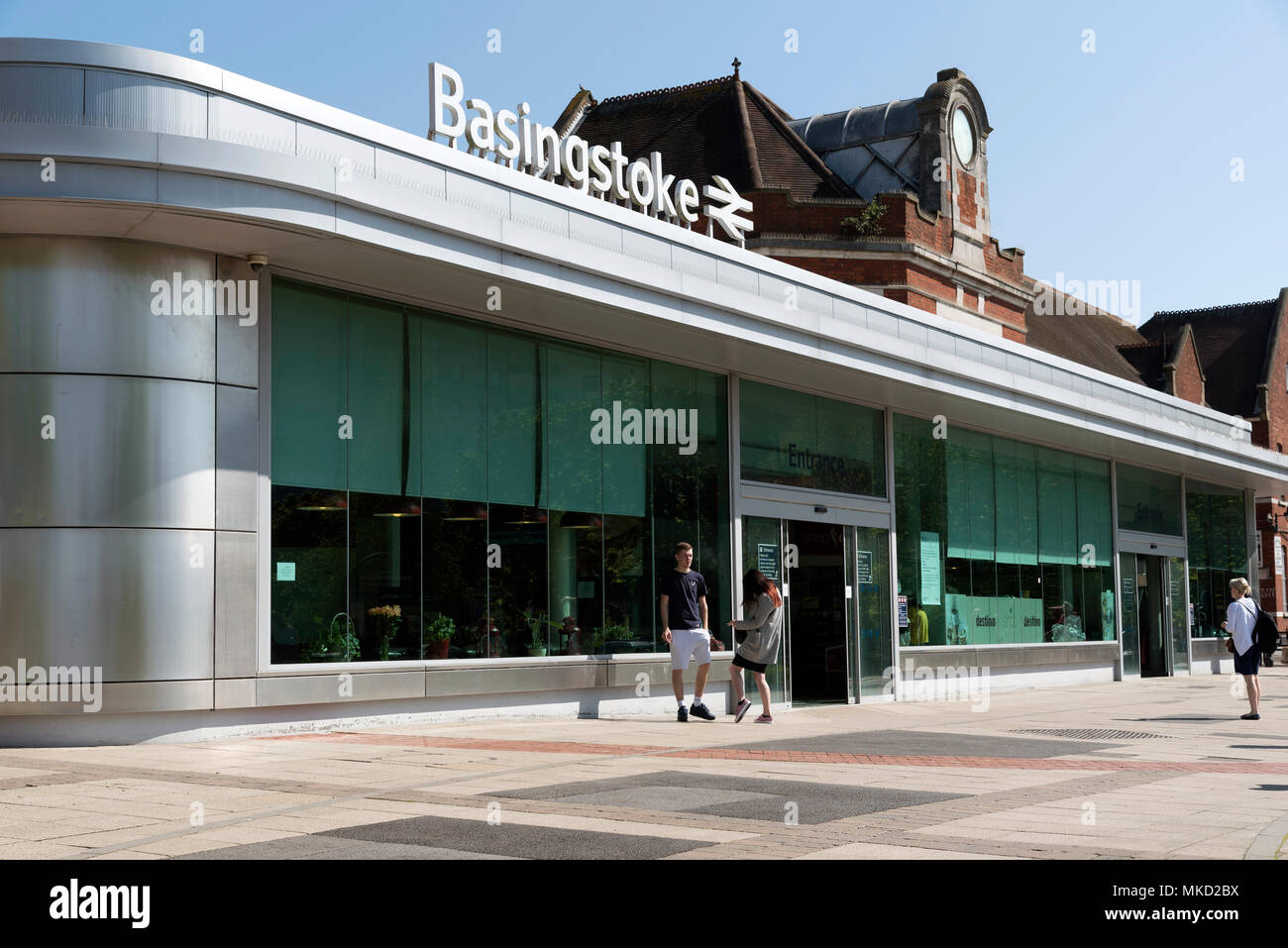 Basingstoke, Hampshire, England UK. 2018. Overview of the Basingstoke ...
