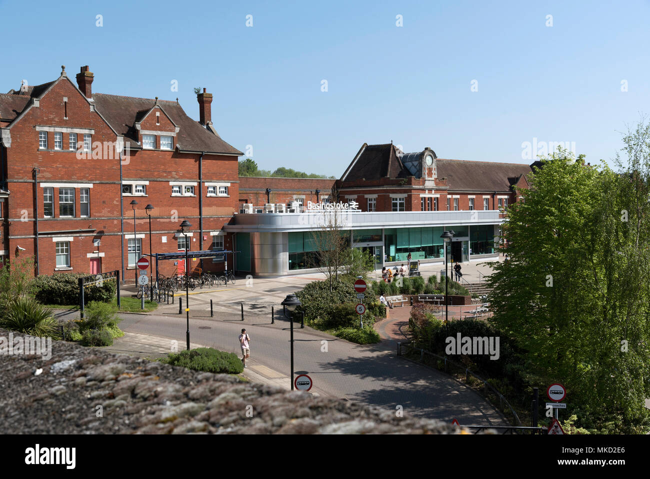 Basingstoke, Hampshire, England UK. 2018. Overview of the Basingstoke ...