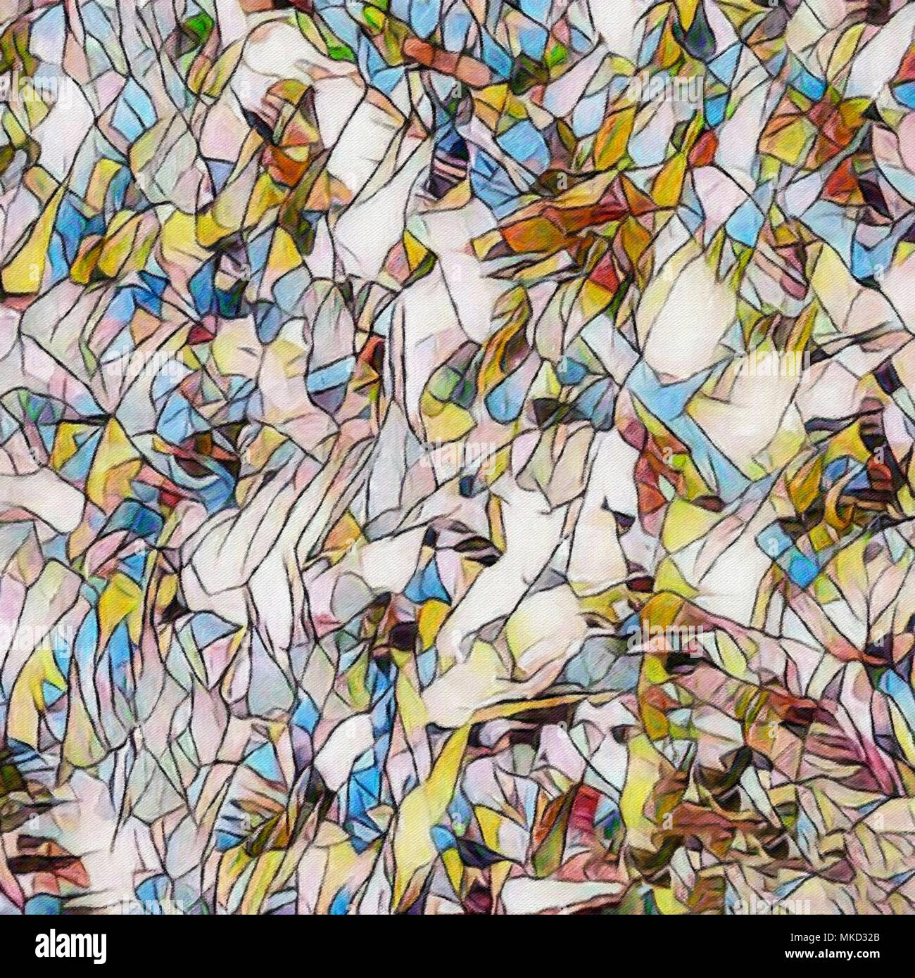 Abstract painting. Brush strokes Stock Photo - Alamy