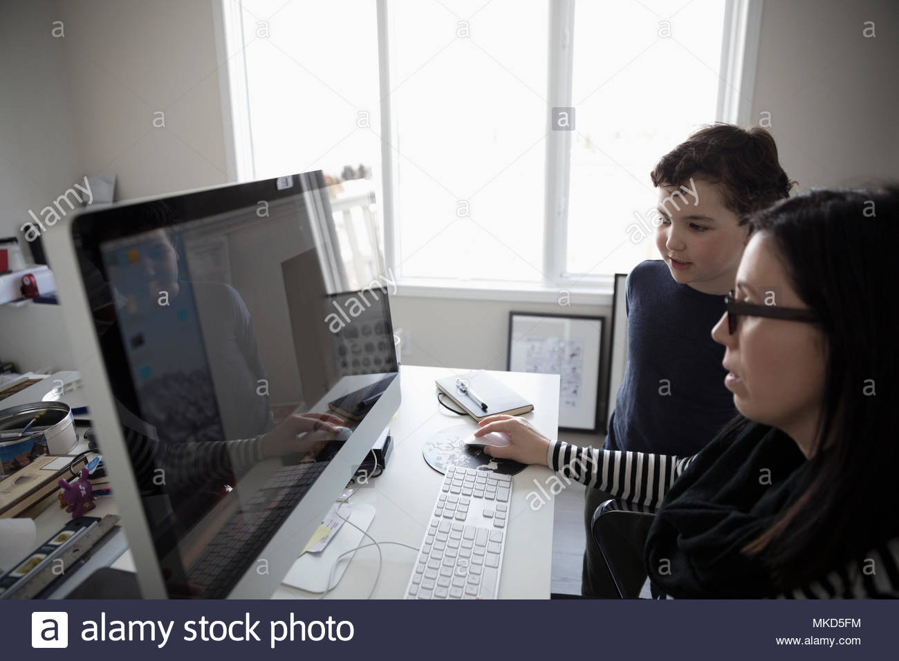 Mother and son using computer hi-res stock photography and images - Alamy Mother and son using computer hi-res stock photography and images - Alamy