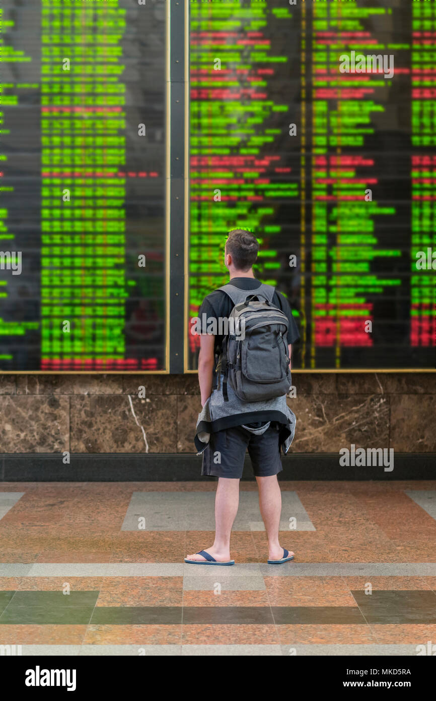 Man Time Table Station High Resolution Stock Photography and Images - Alamy