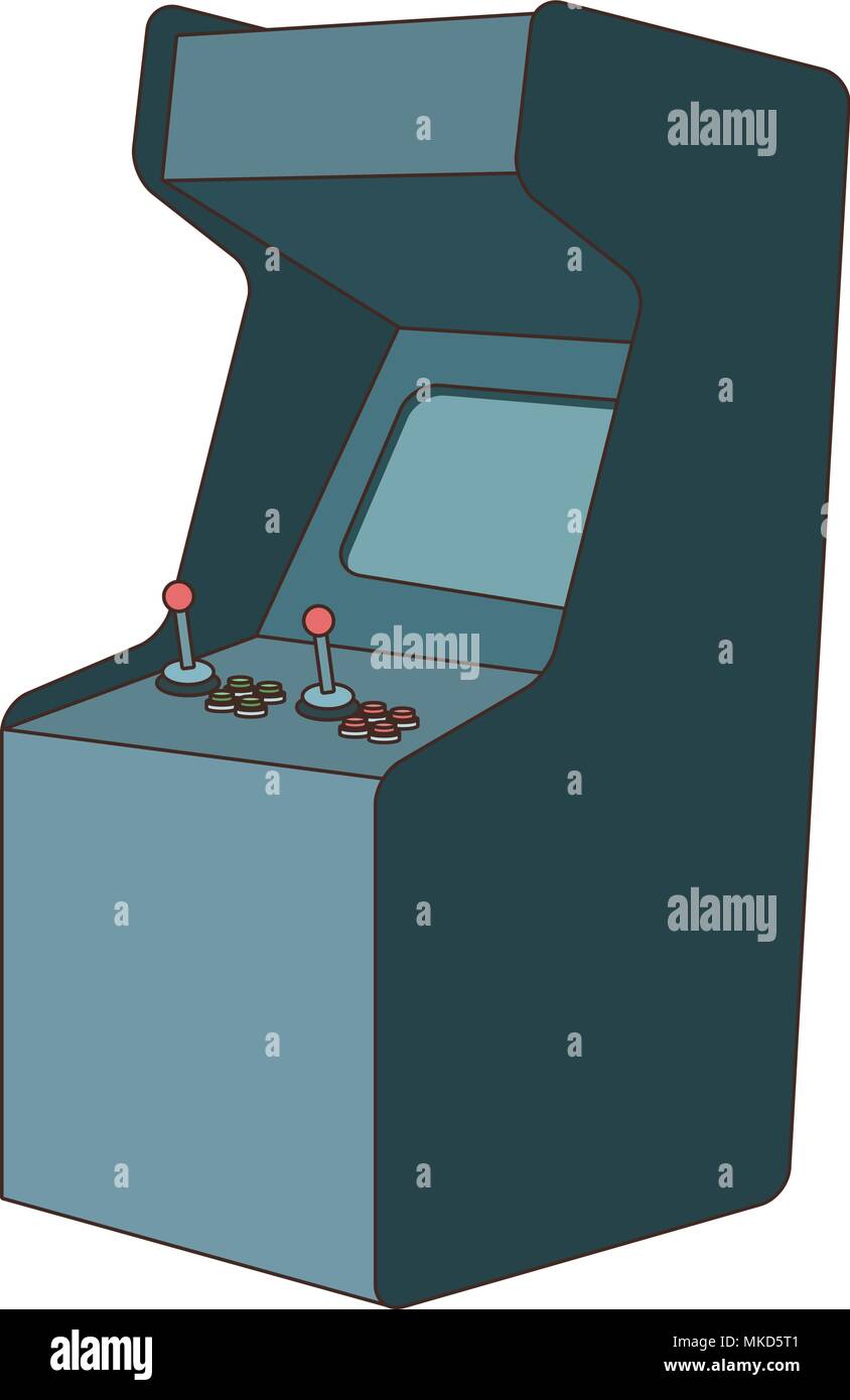 Arcade retro videogame console Stock Vector Image & Art - Alamy