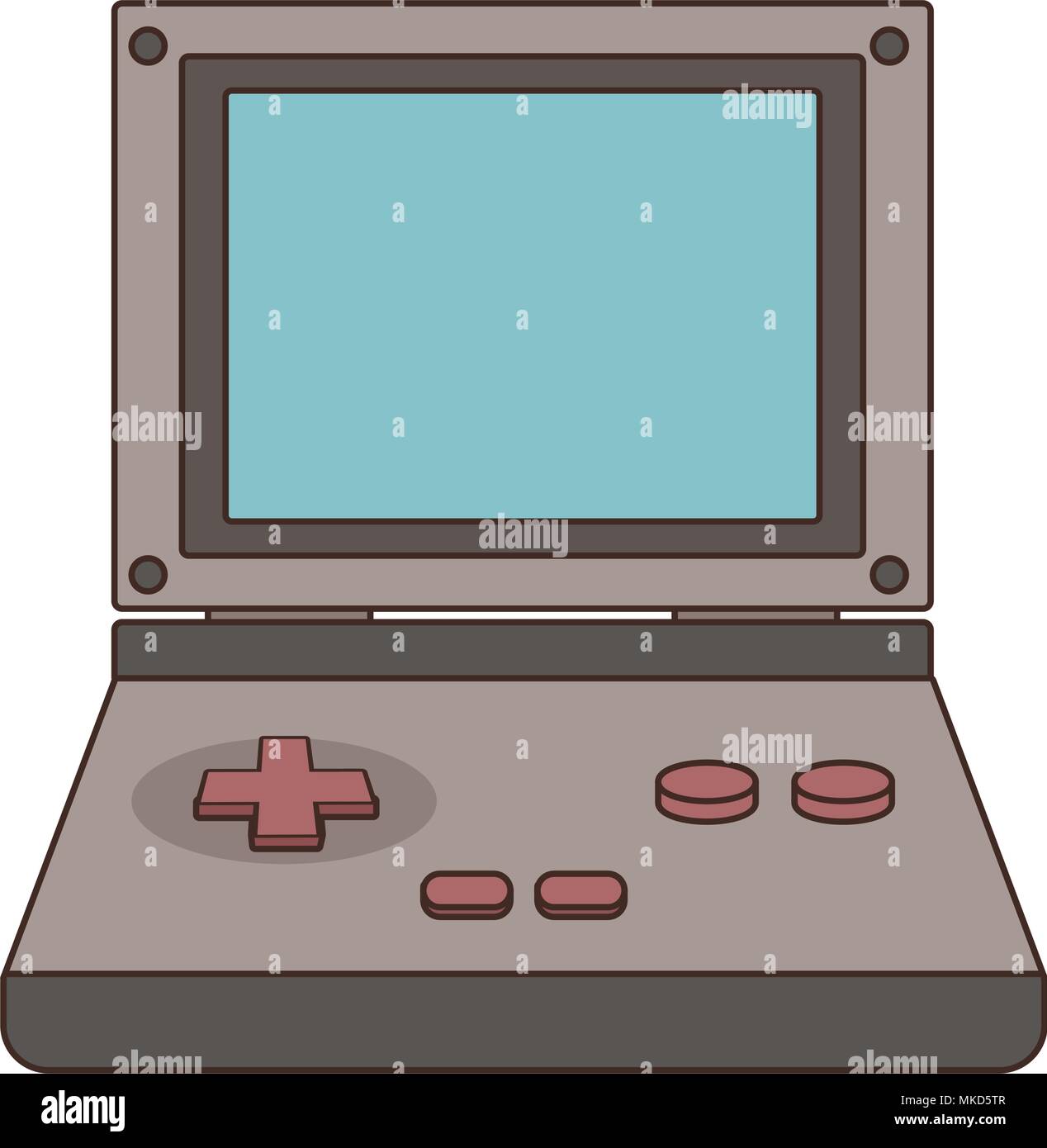 Portable videogame console technology Stock Vector Image & Art - Alamy