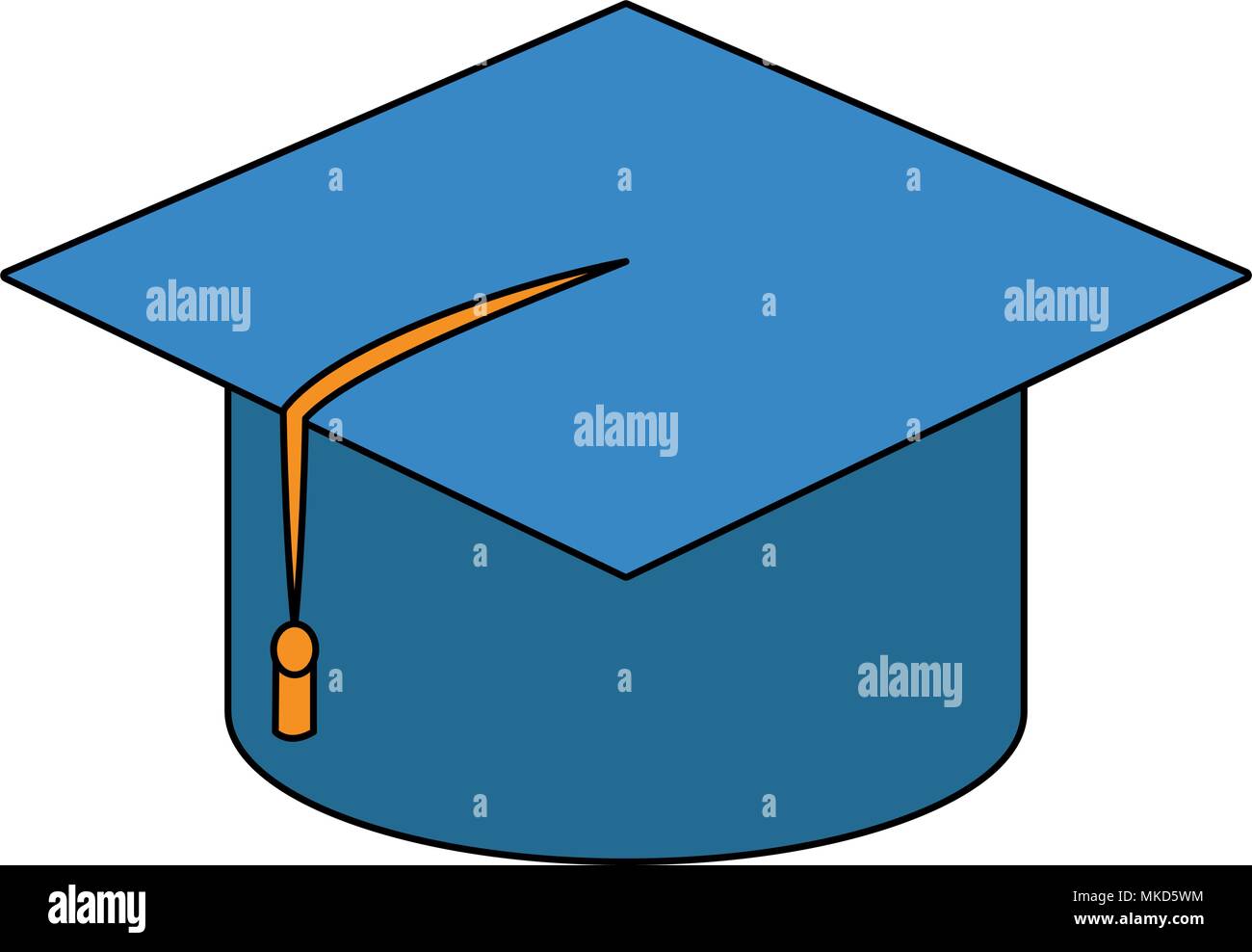 Graduation cap symbol Stock Vector Image & Art - Alamy
