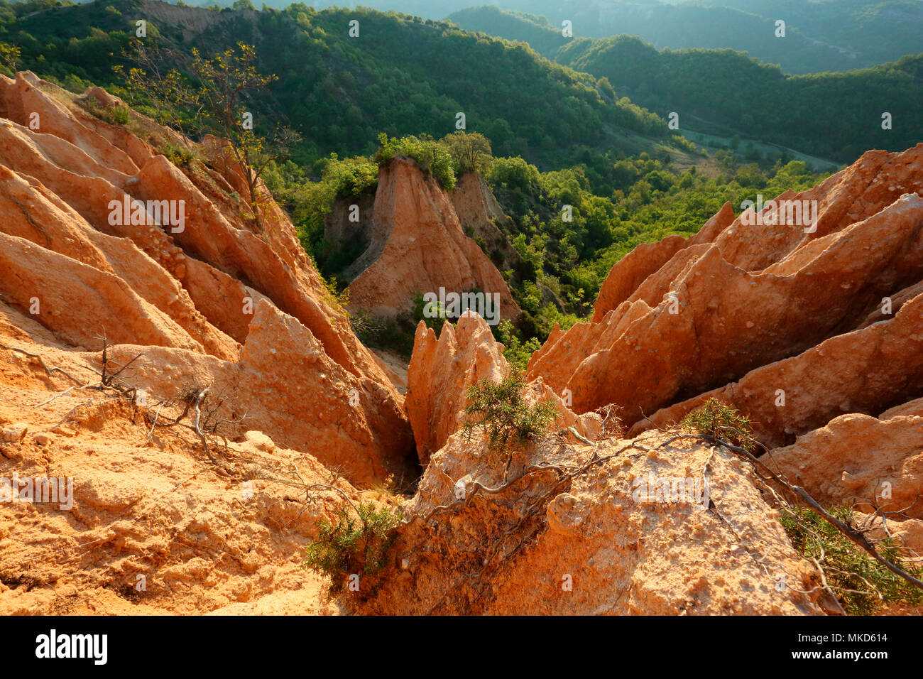 Melnik Pyramids, Bulgarie Stock Photo - Alamy
