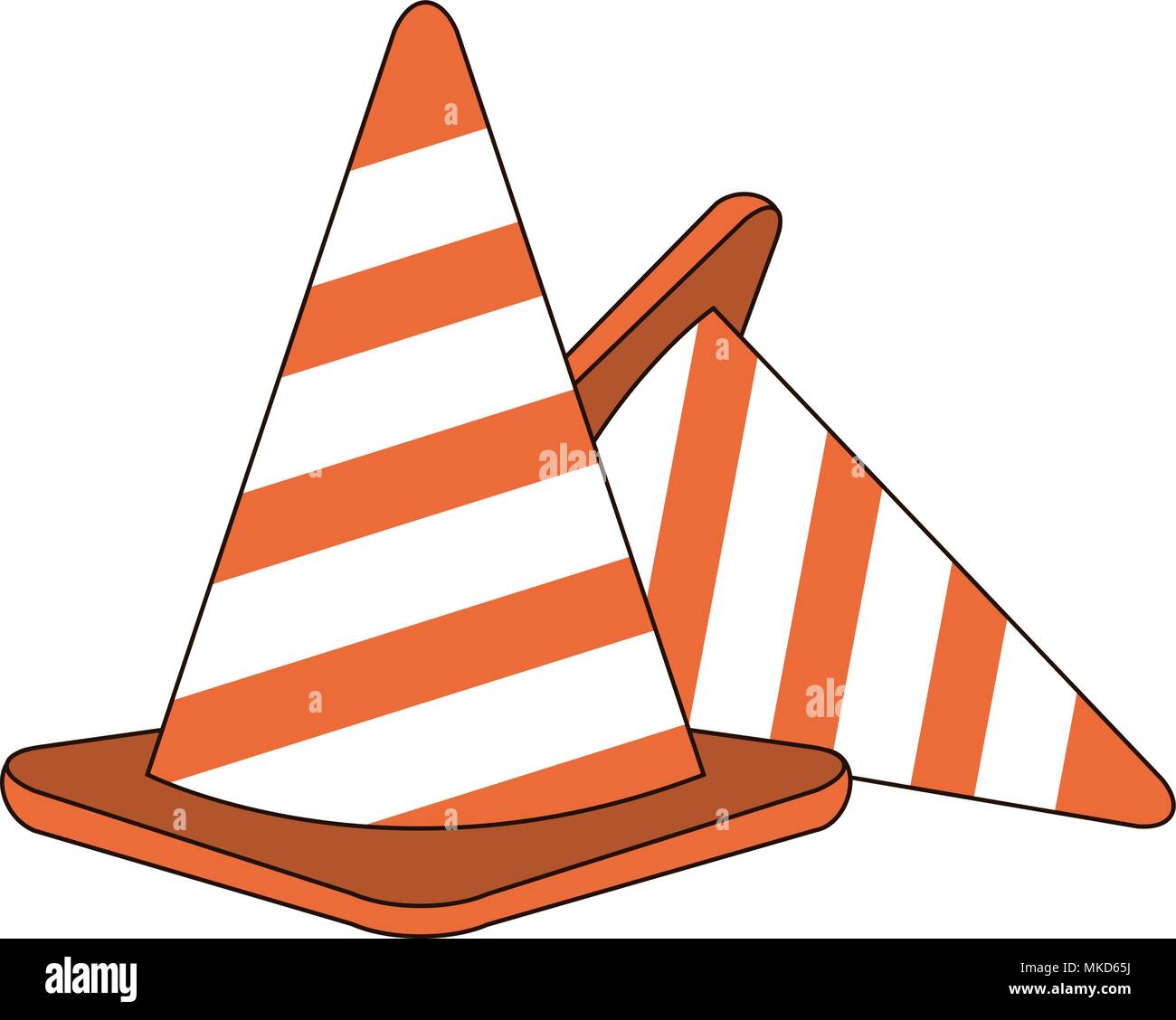 Construction traffic cones Stock Vector Image & Art - Alamy