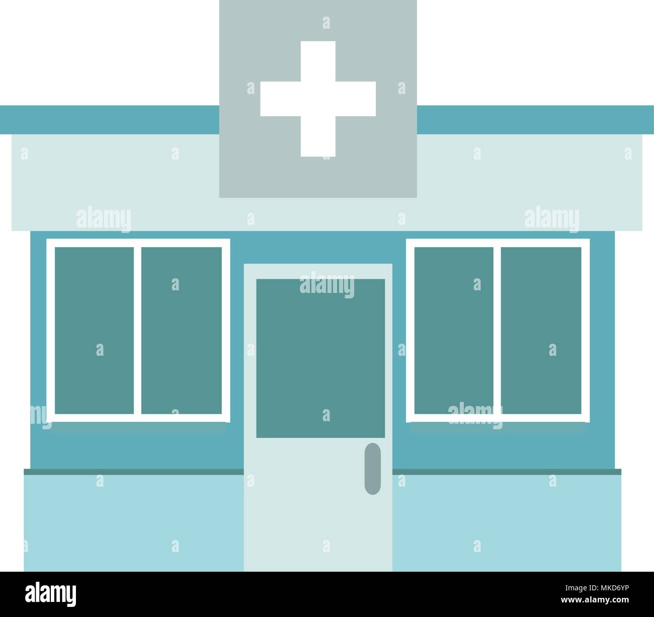 Hospital building symbol Stock Vector Image & Art - Alamy