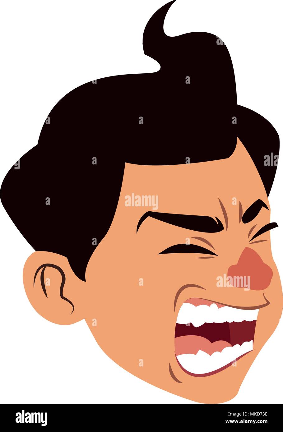 Sick man face Stock Vector Image & Art - Alamy