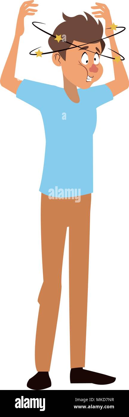 Sick man cartoon Stock Vector Image & Art - Alamy