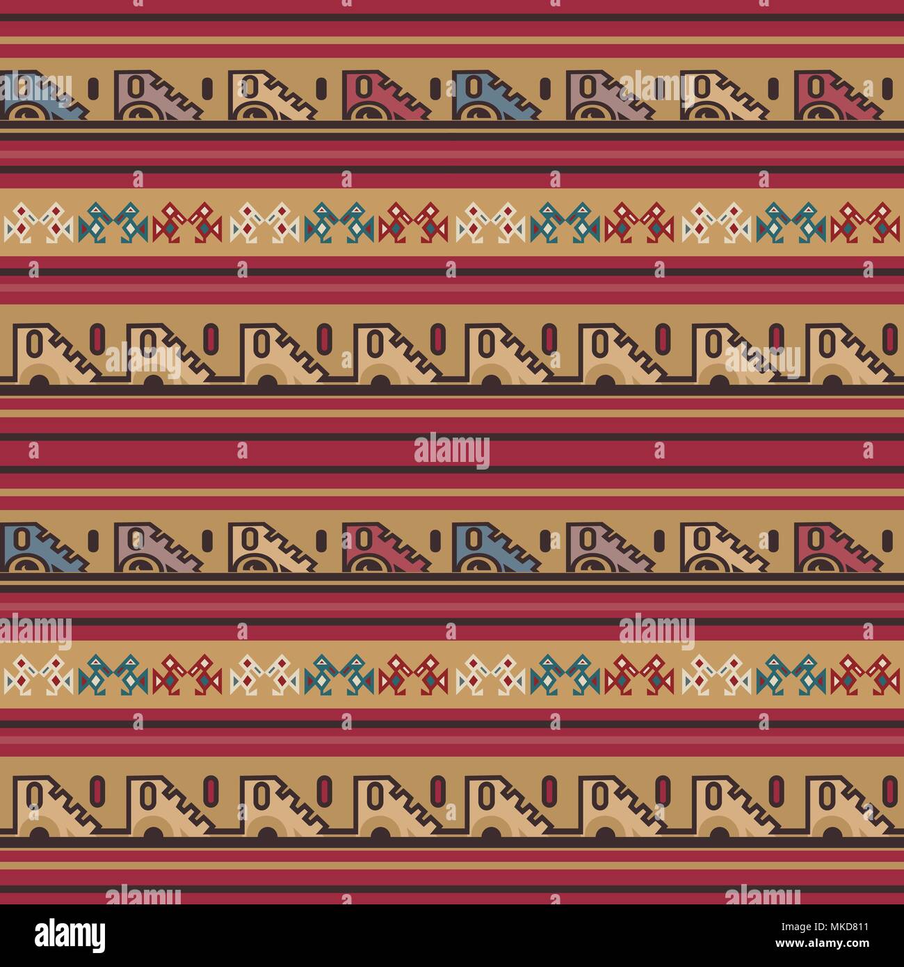 Mexican seamless pattern Stock Vector Image & Art - Alamy