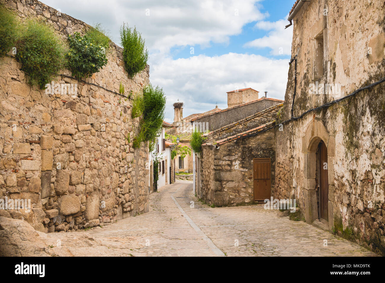 Old Street of Trujillo Caceres Extramadura Spain Stock Photo - Alamy