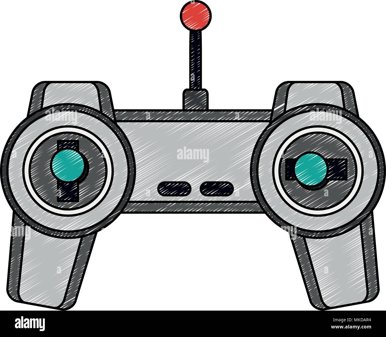 Drone remote control scribble Stock Vector Image & Art - Alamy