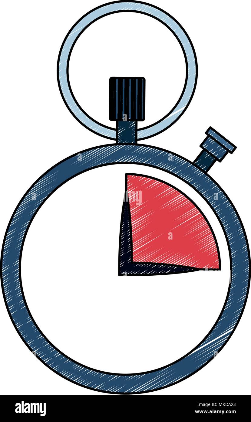 Chronometer time symbol scribble Stock Vector Image & Art - Alamy