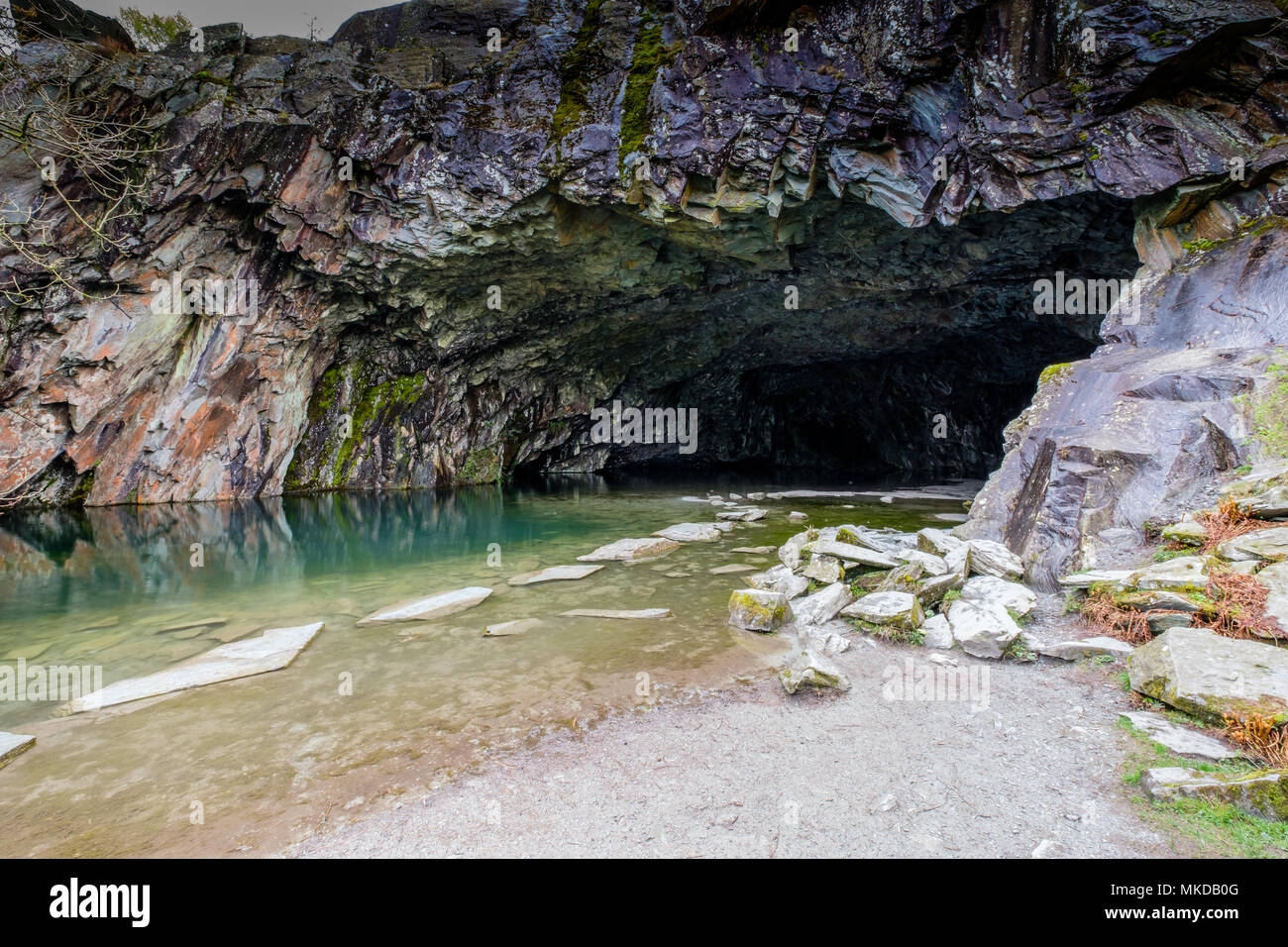 Rydal cave hi-res stock photography and images - Alamy