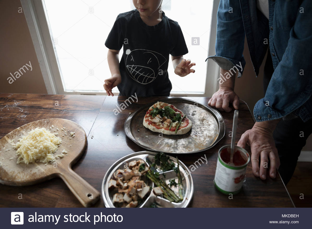 The making of pizza hi-res stock photography and images - Alamy