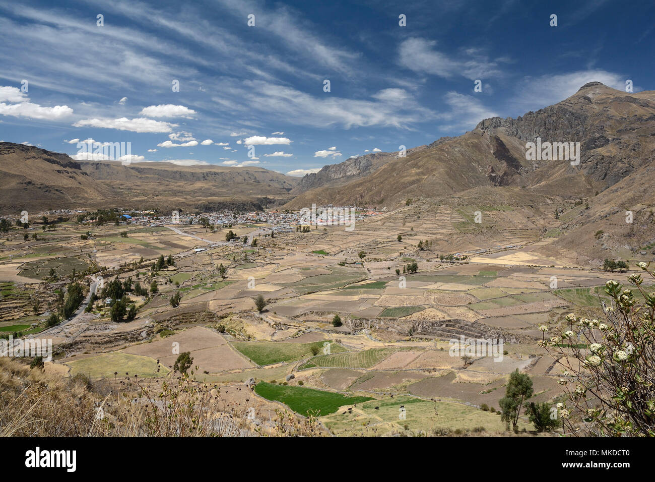 Chivay, Colca Valley, Arequipa Region, Peru Stock Photo - Alamy