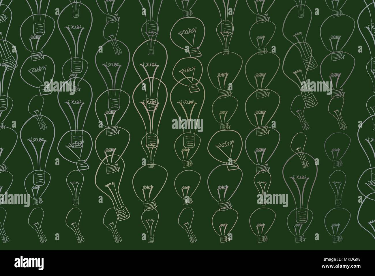 light bulbs illustrations background abstract, hand drawn. Idea ...