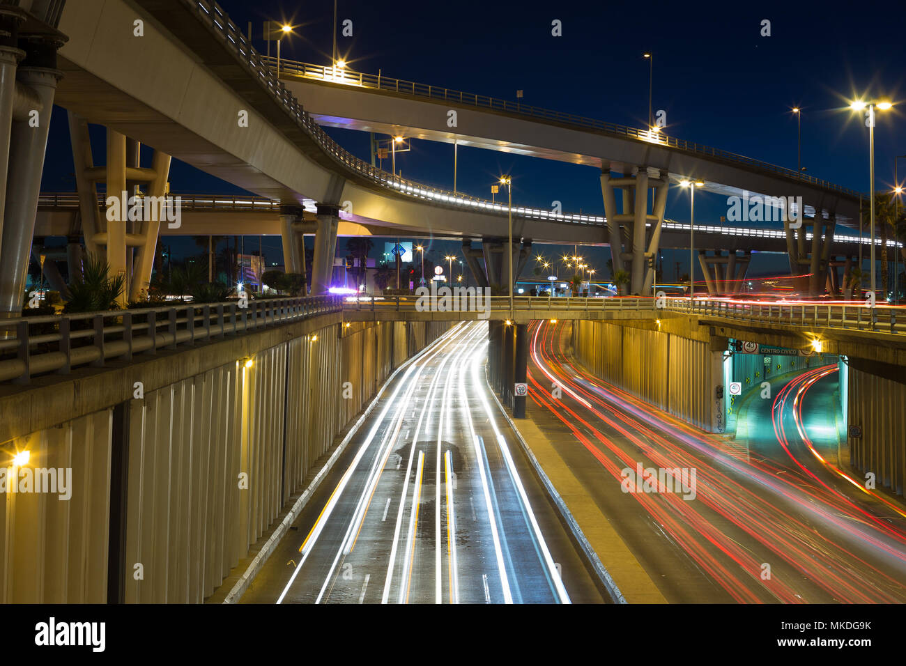 Long Exposure Mexicali Stock Photo - Alamy