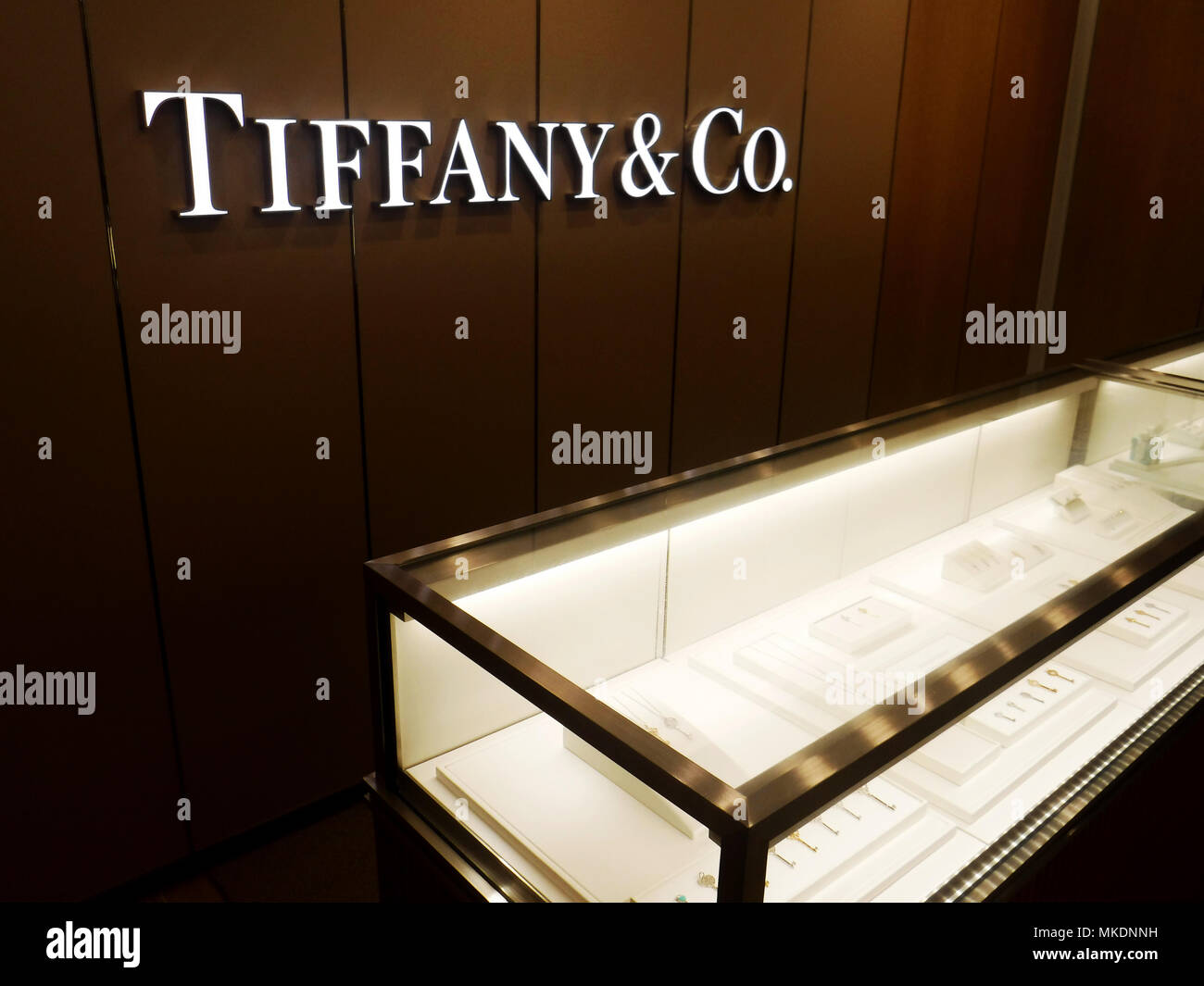 Tiffany & Co sign Stock Photo - Alamy