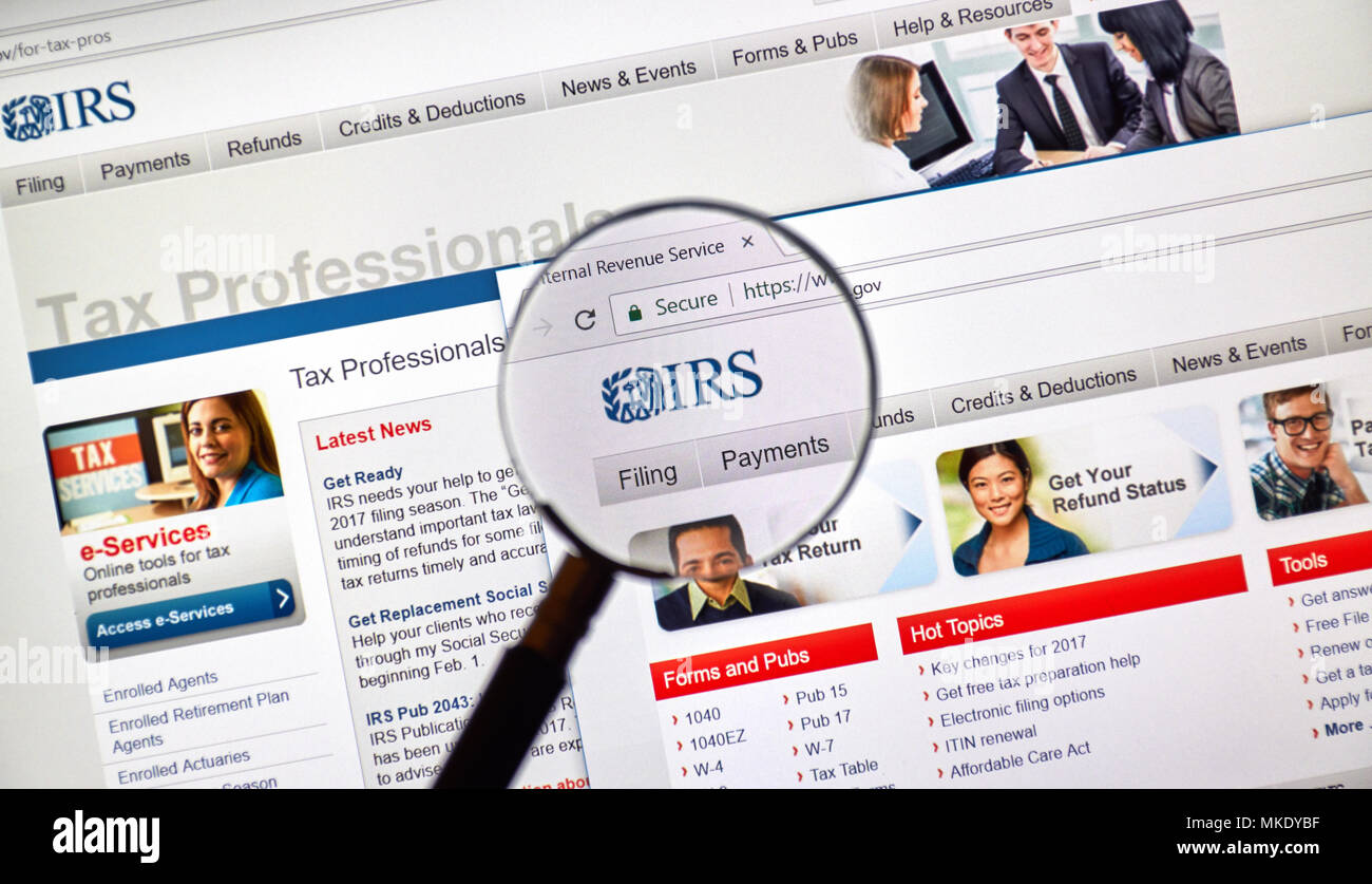 Irs logo hi-res stock photography and images - Alamy