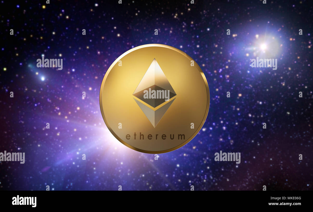 Golden ethereum hi-res stock photography and images - Alamy