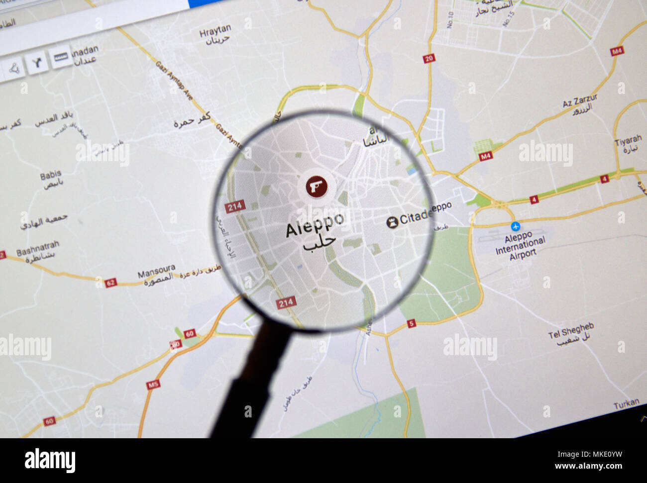 Google earth world map hi-res stock photography and images - Alamy