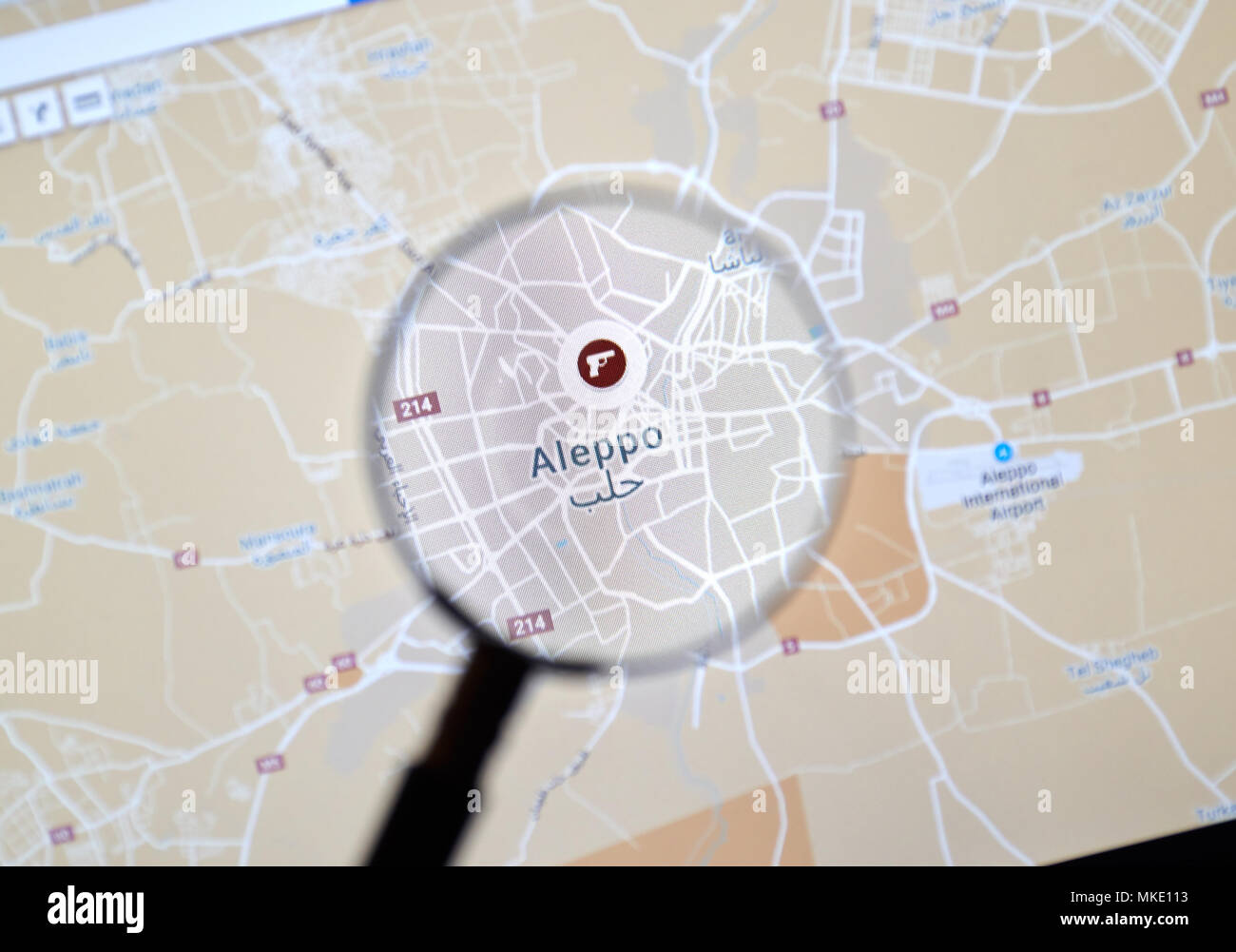 Google earth world map hi-res stock photography and images - Alamy