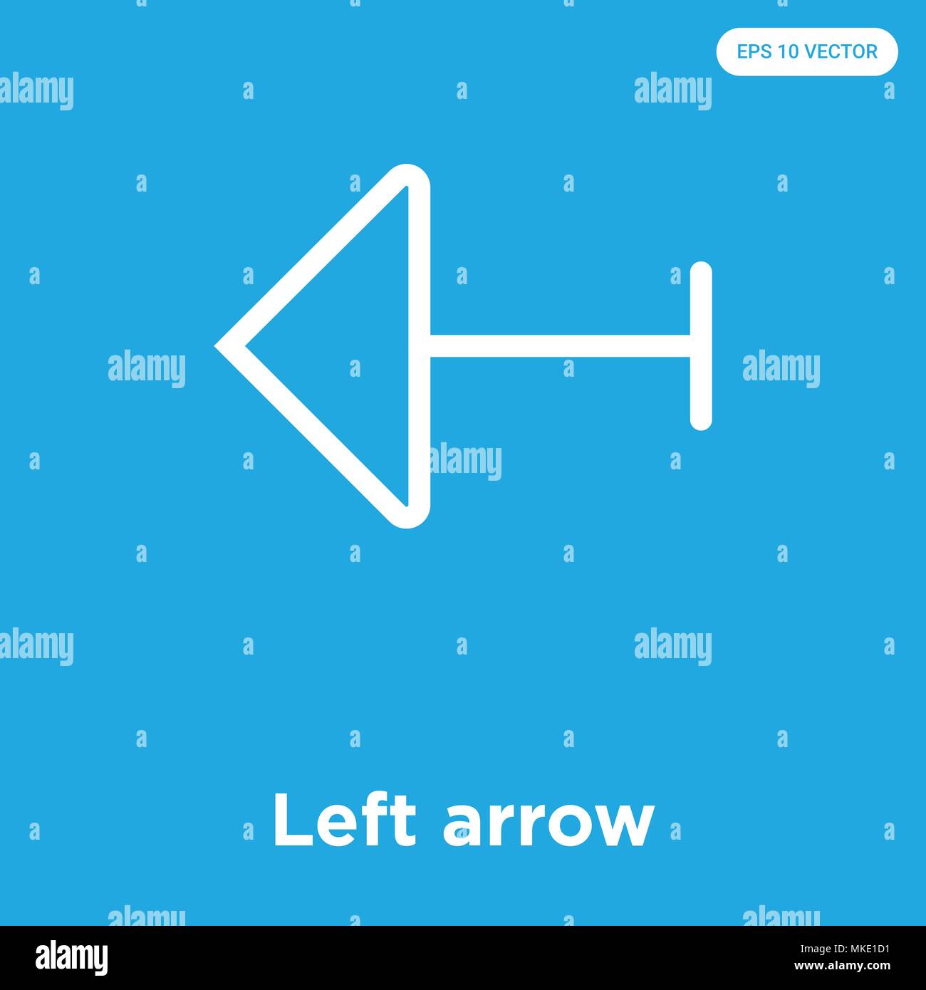 Blue thin arrows in Stock Vector Images - Alamy