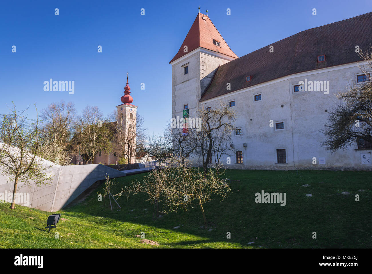 Schloss Orth castle in Orth an der Donau town in Gaenserndorf District ...