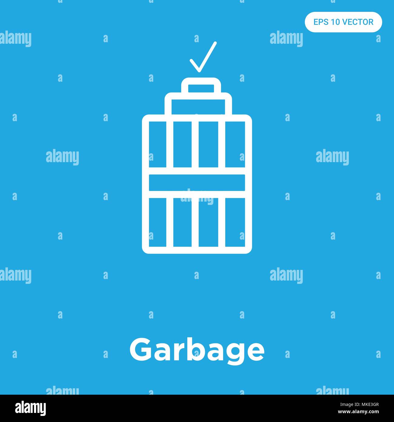 Landfill bulldozer Stock Vector Images - Alamy