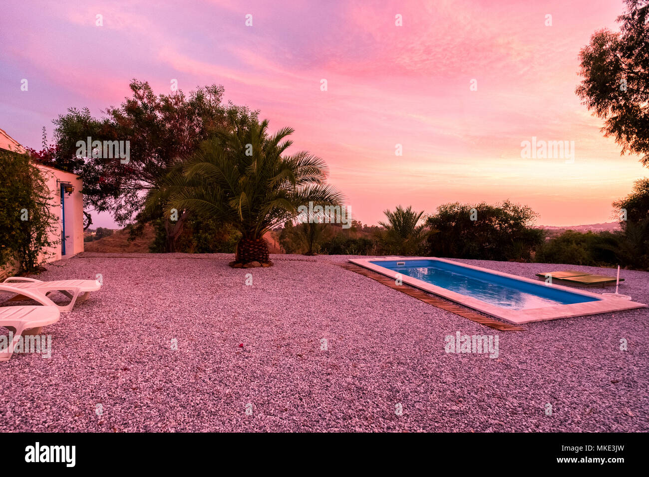 Outdoor summer day garden swimming hi-res stock photography and images ...