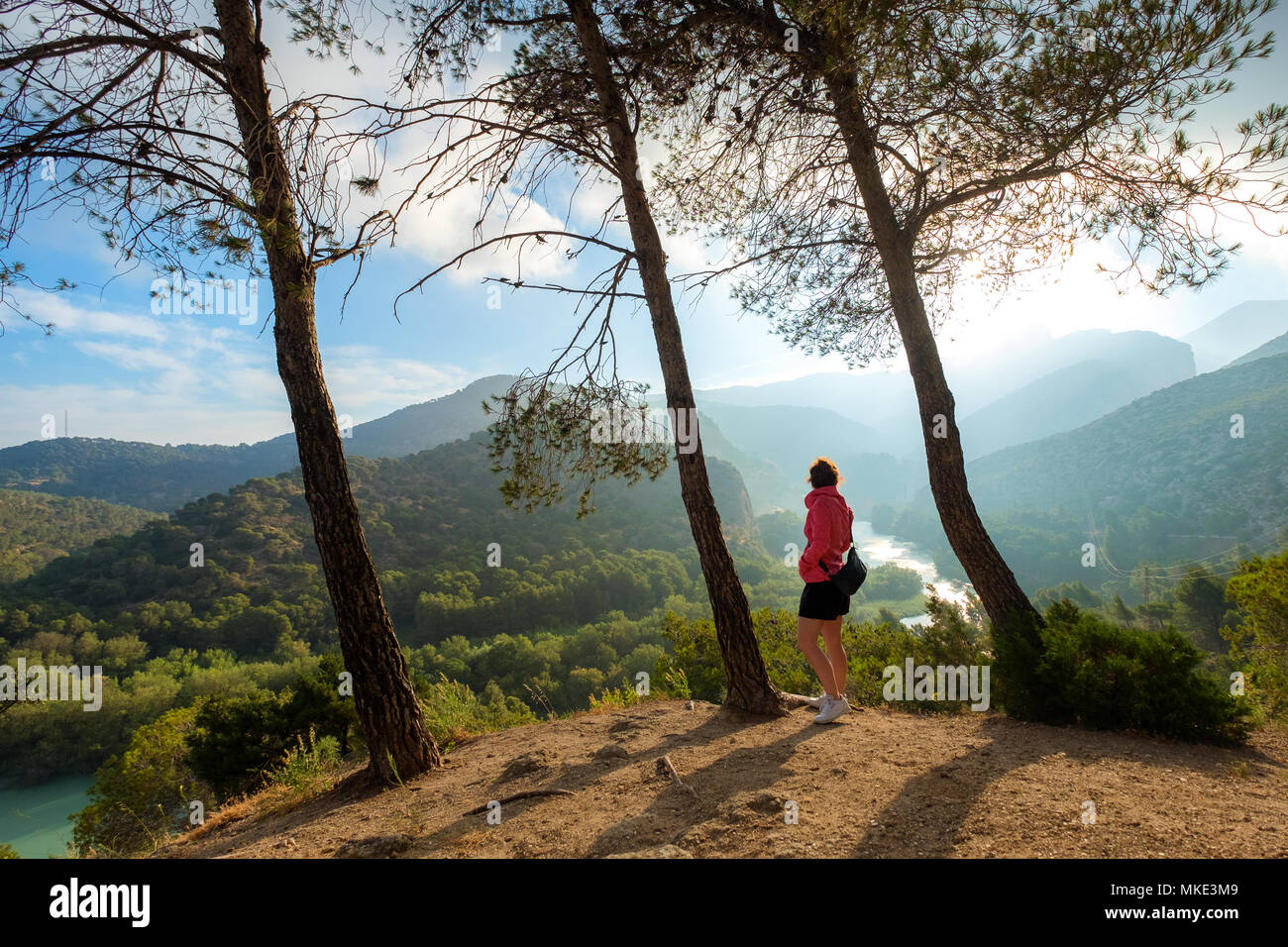 Morning escape into nature Stock Photo - Alamy