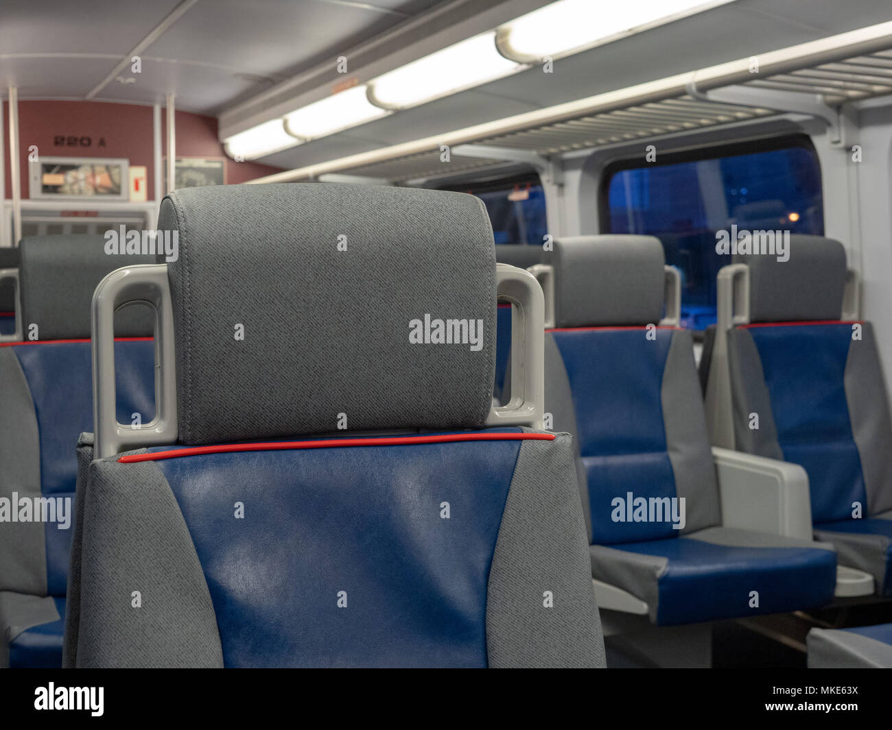 Headrest on train hi-res stock photography and images - Alamy