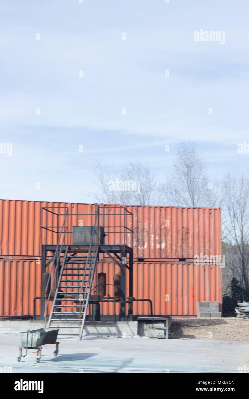 Fire station firefighter training equipment used by fireman to simulate ...