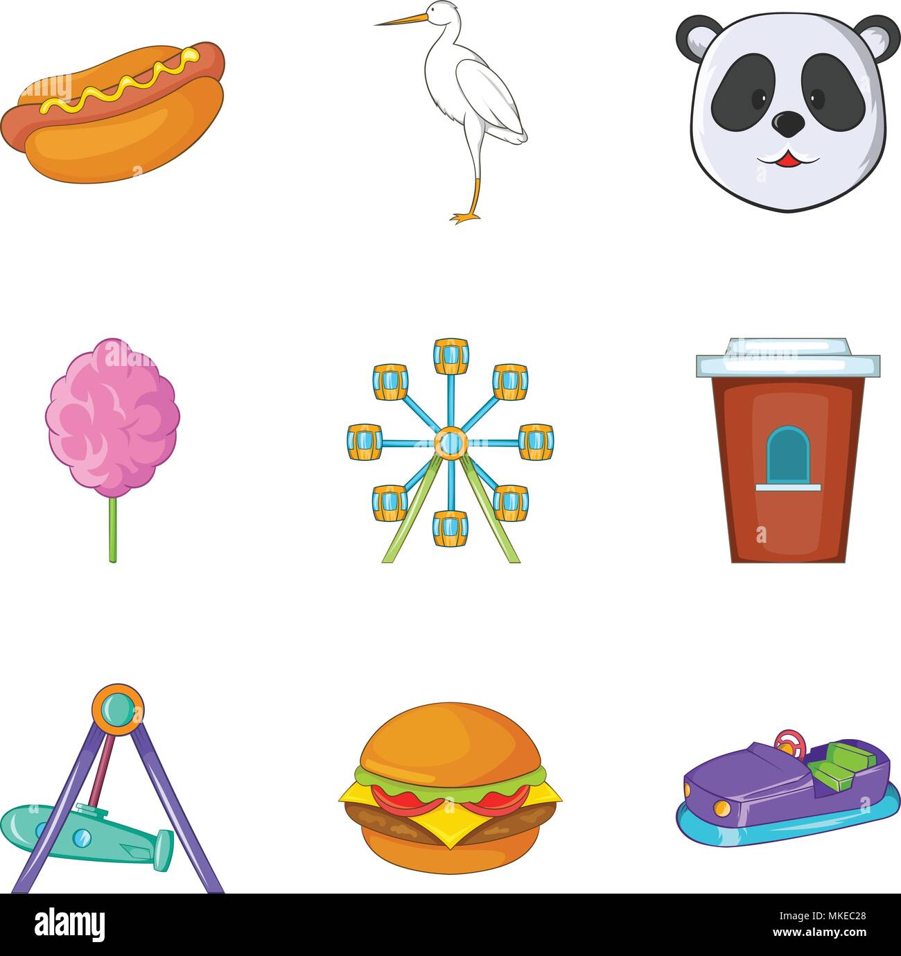 Brute animal icons set, cartoon style Stock Vector Image & Art - Alamy