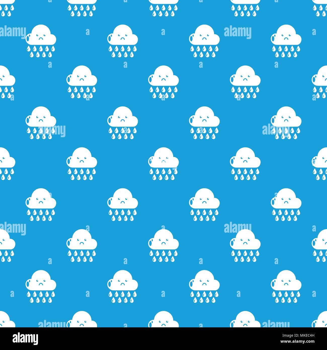 Rain pattern vector seamless blue Stock Vector Image & Art - Alamy