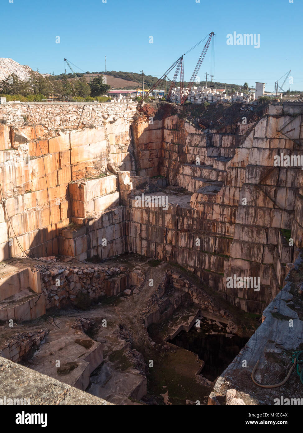 Marble quarry in Vila Viçosa, Alentejo Stock Photo - Alamy
